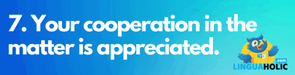 17 Great Alternatives to “Thank you for your understanding”