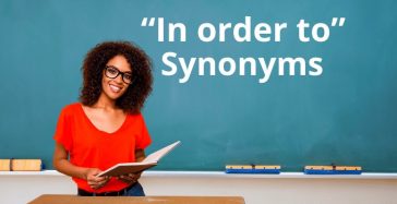 Synonyms of "in order to": The Complete Guide