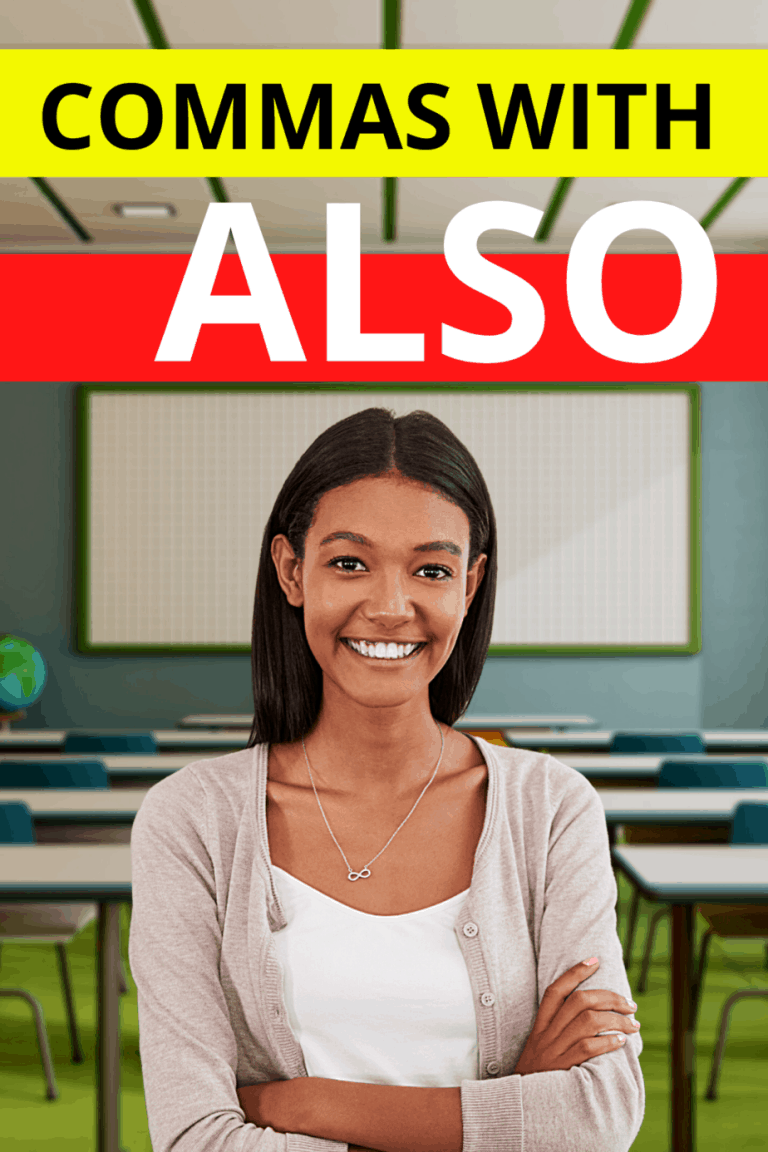 Comma before or after "also": The Definitive Guide