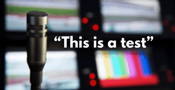 “This is a (not) a test”: Here's What It Really Means