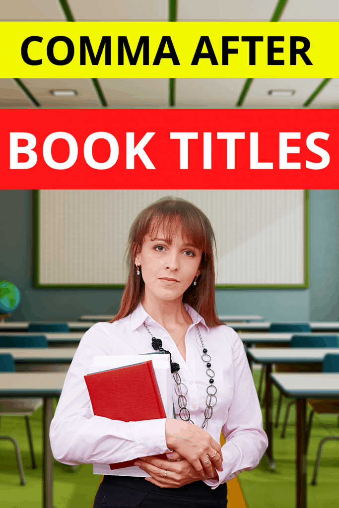Comma after Book Titles: The Definitive Guide