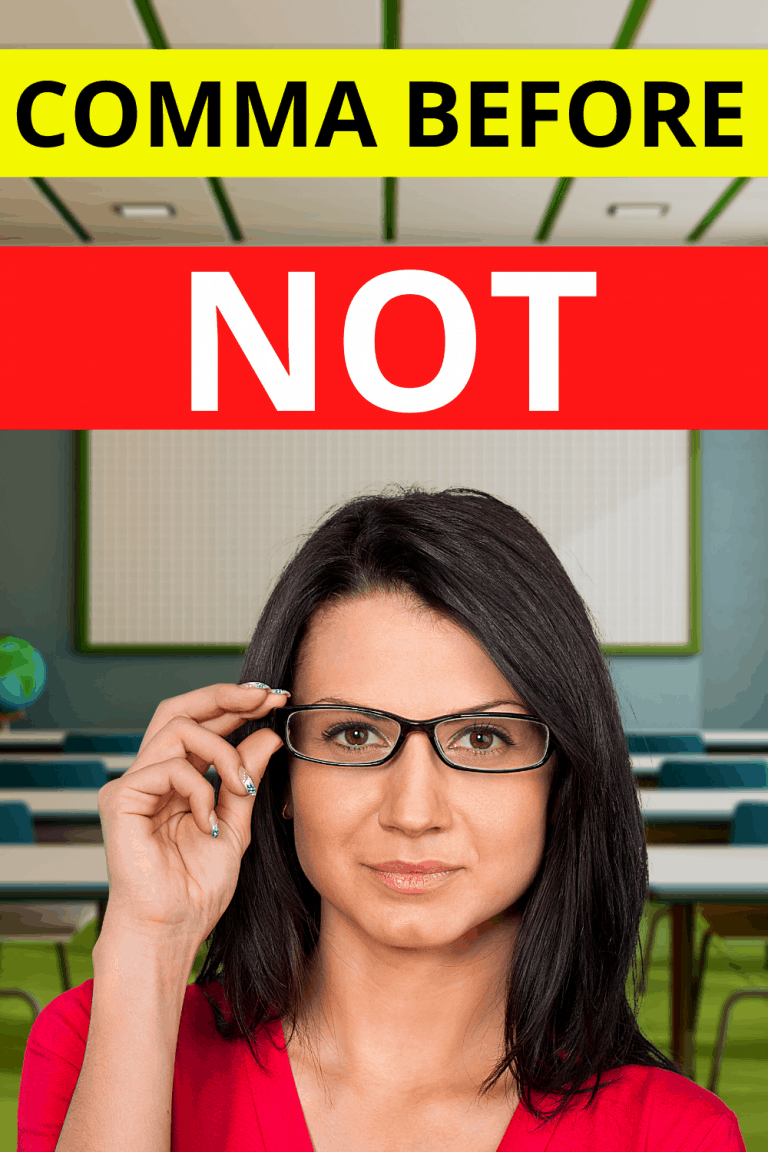 Comma Before "not": The Definitive Guide