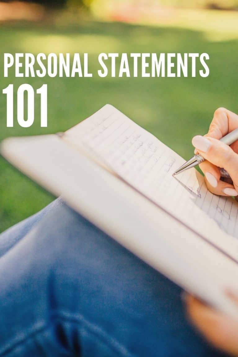 Personal Statements 101 (Ideal Length, Contents, Outline)