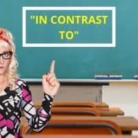 "In contrast" – Meaning, Usage, Variations, Examples