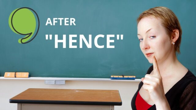 Comma after "hence": The Definitive Guide