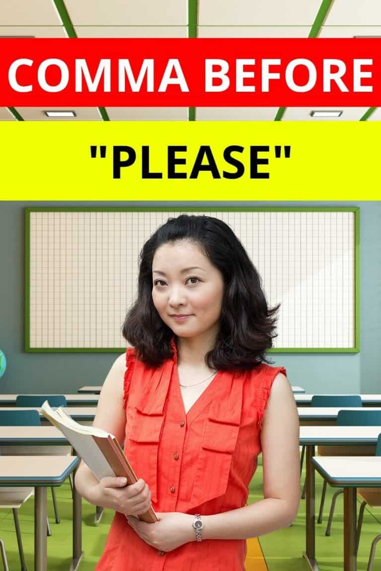 Comma before "please" – The Complete Guide
