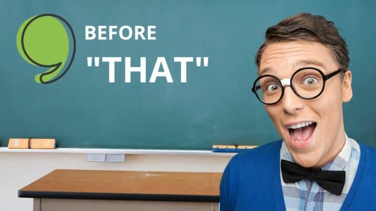 Comma before "that" — The Only Guide You'll Ever Need!