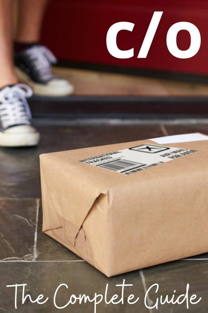 The Meaning and Usage of "c/o" (Care Of) in a Nutshell