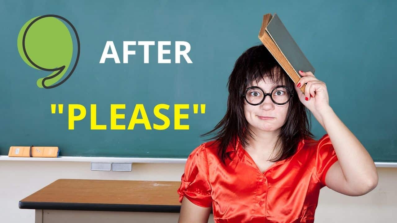 Comma after "please" — A Comprehensive Guide