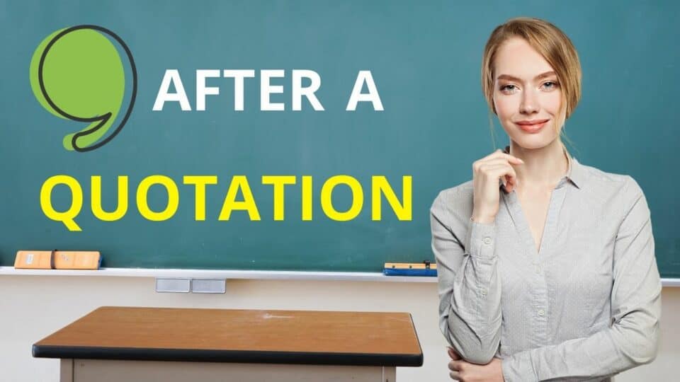 Comma after a Quotation — A Comprehensive Guide