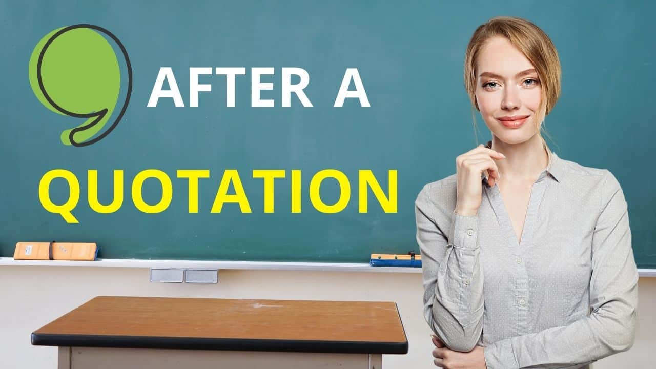 Comma after a Quotation — A Comprehensive Guide