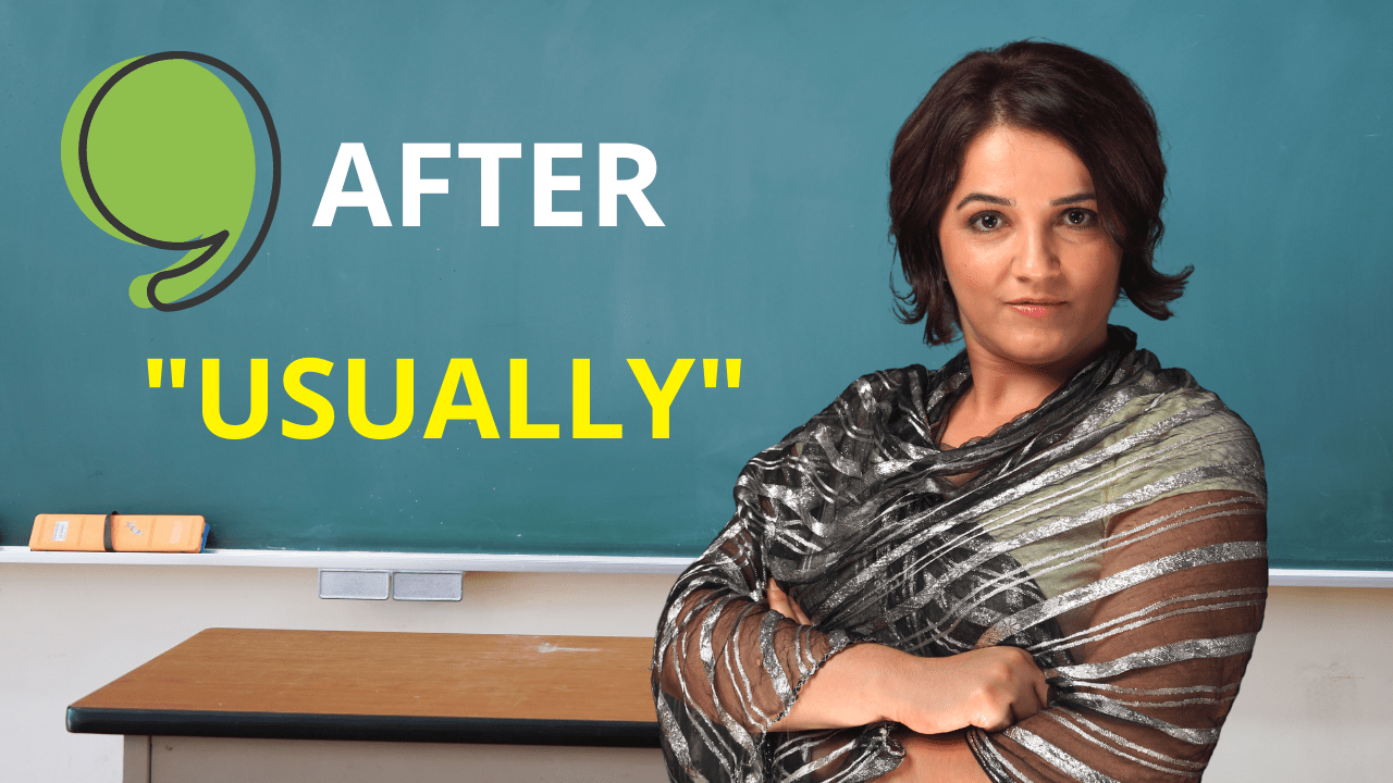 Comma after "usually" — A Comprehensive Guide