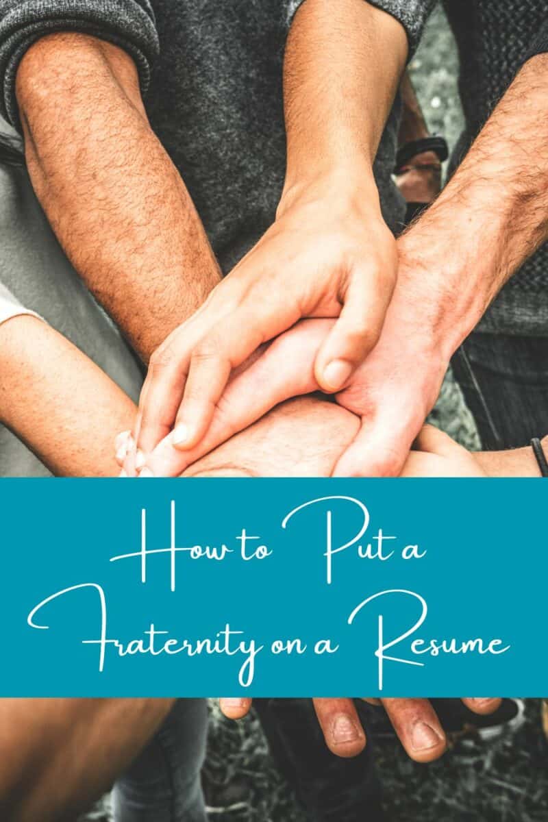 How to Include a Fraternity in a Resume – The 3 Best Ways! – Linguablog