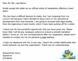 How to Write a Voluntary Resignation Letter ― Pro Tips