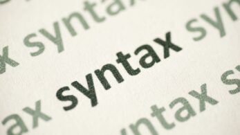Syntax — A Beginner's Guide