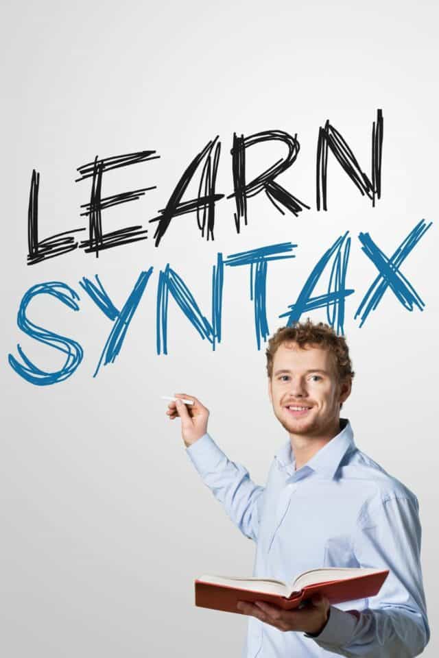 Syntax — A Beginner's Guide