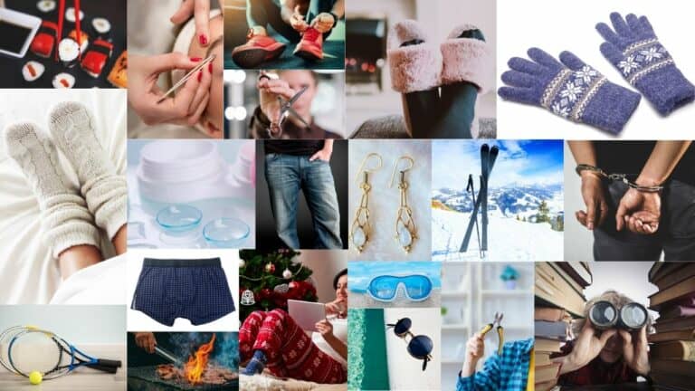 20 Things that Come in Pairs — with Example Sentences