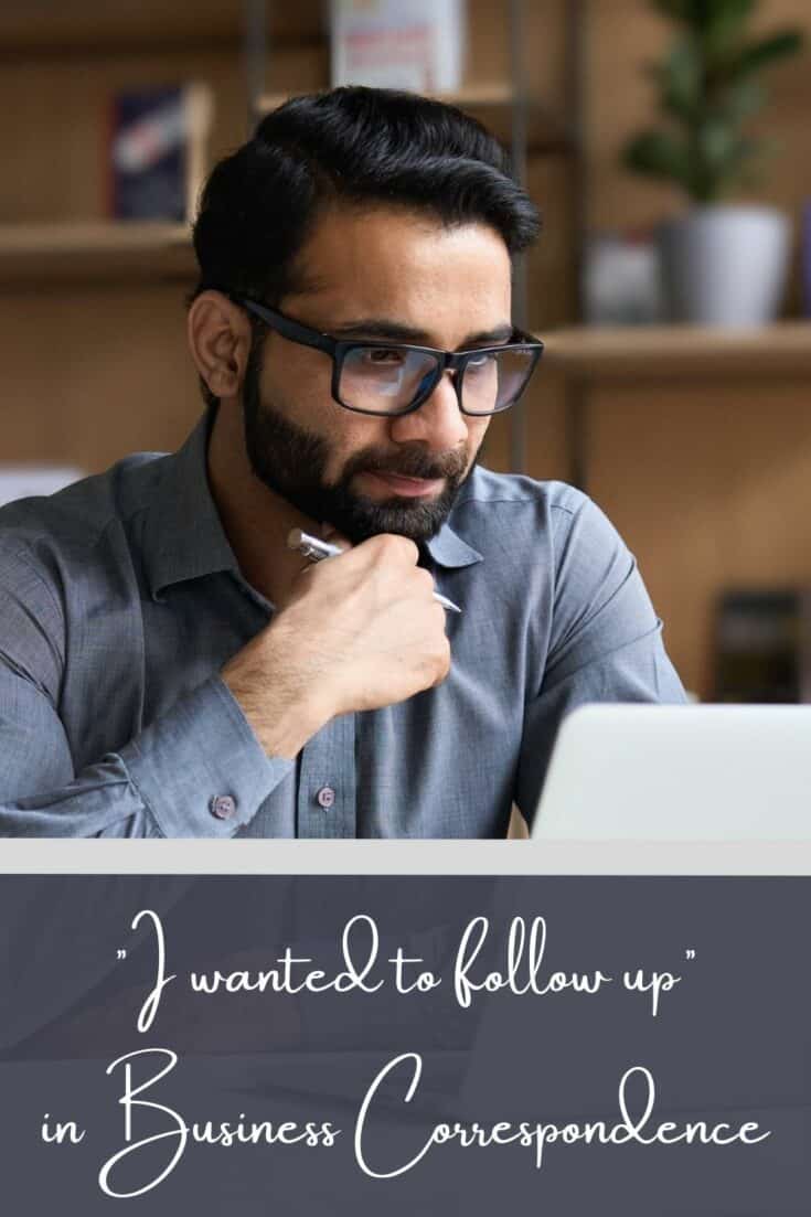 12 Ways to Use “I wanted to follow up” in E-Mail Writing – Linguablog