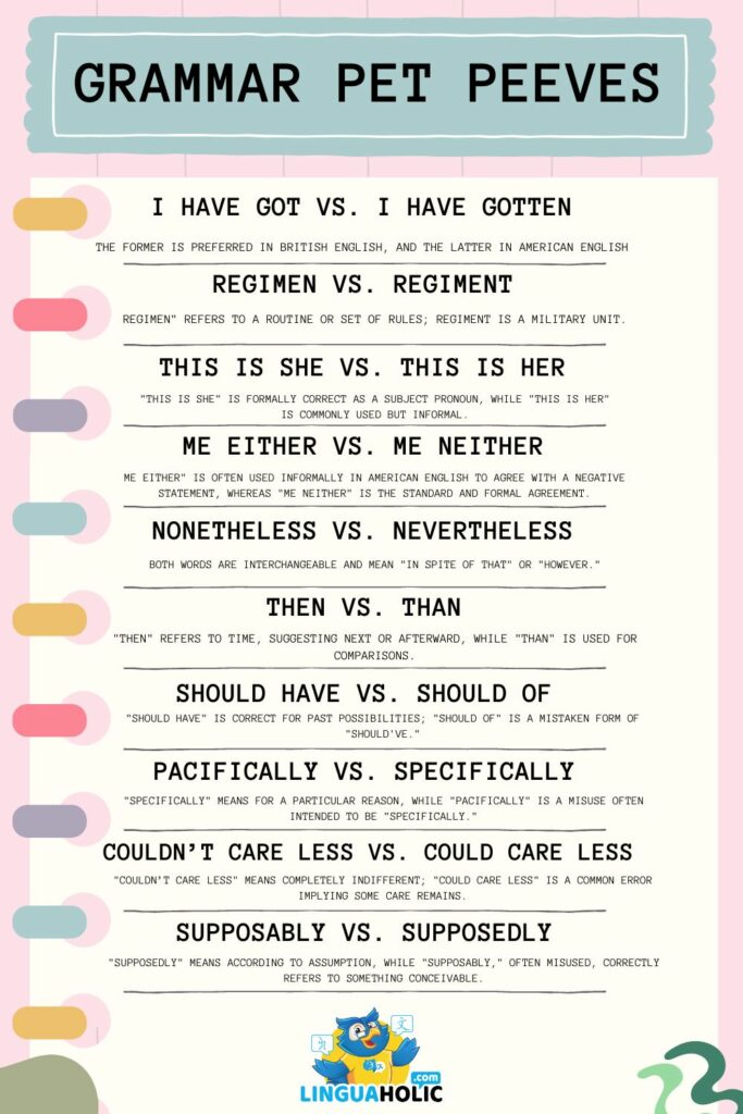 Top 12 Grammar Pet Peeves that Drive People Insane