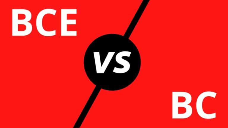 "BCE" vs "BC" — Here's the Difference