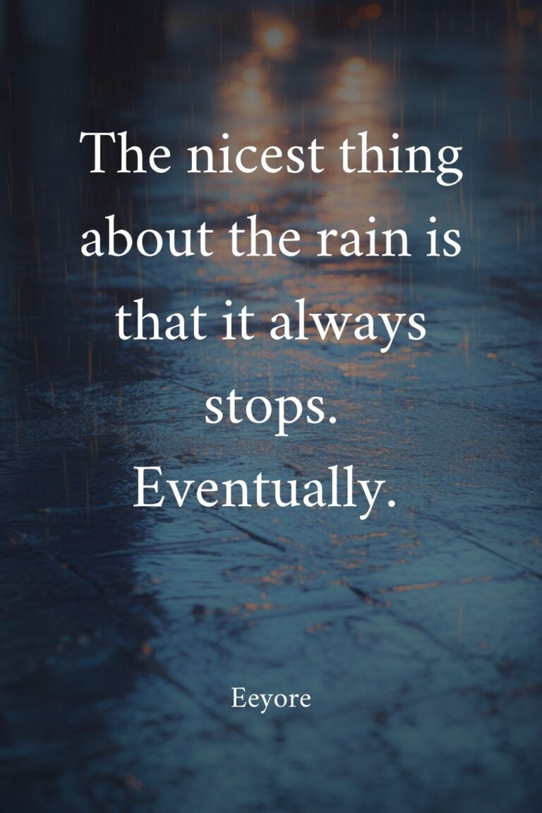 88 Droplets of Wisdom: Rain Quotes from Clouds to Ground