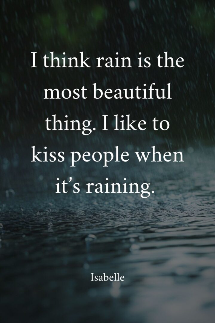 88 Droplets of Wisdom: Rain Quotes from Clouds to Ground