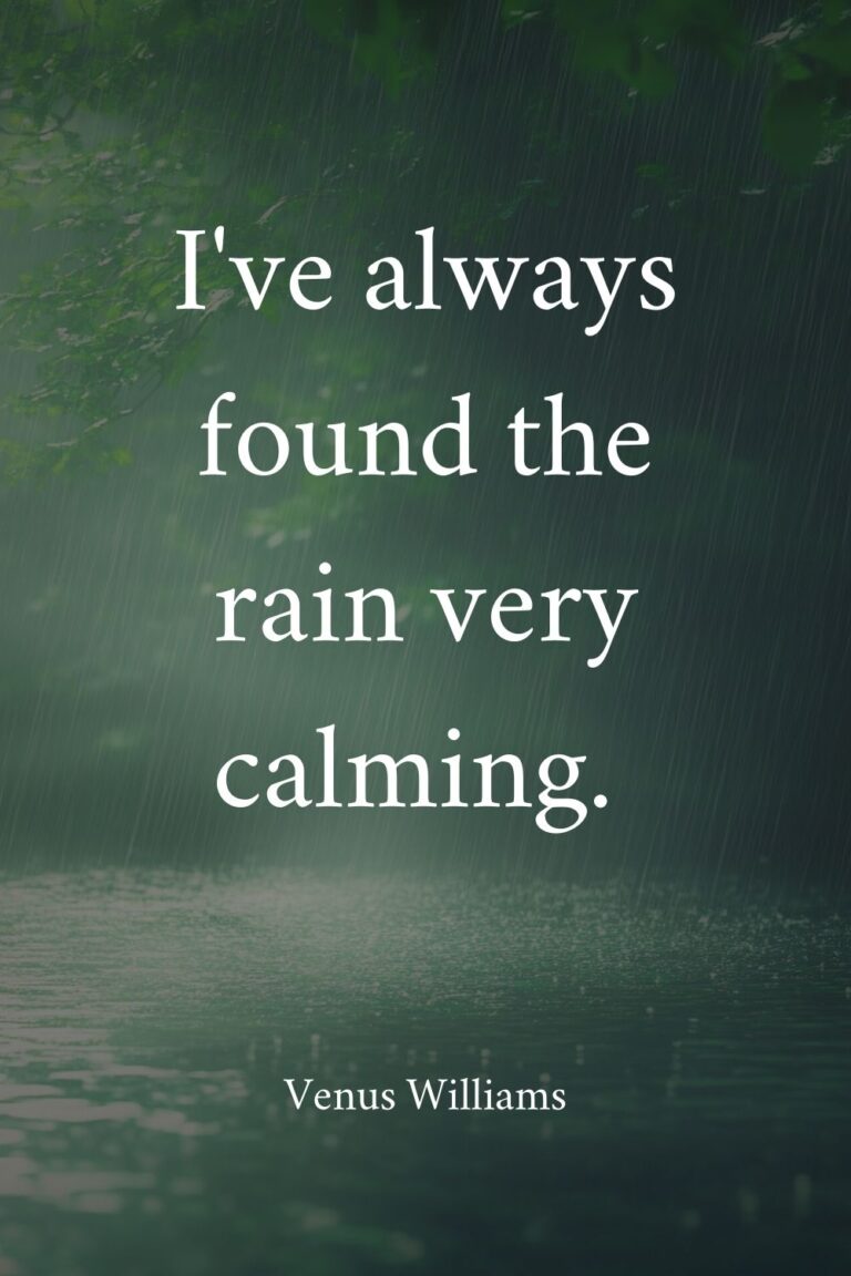 88 Droplets of Wisdom: Rain Quotes from Clouds to Ground