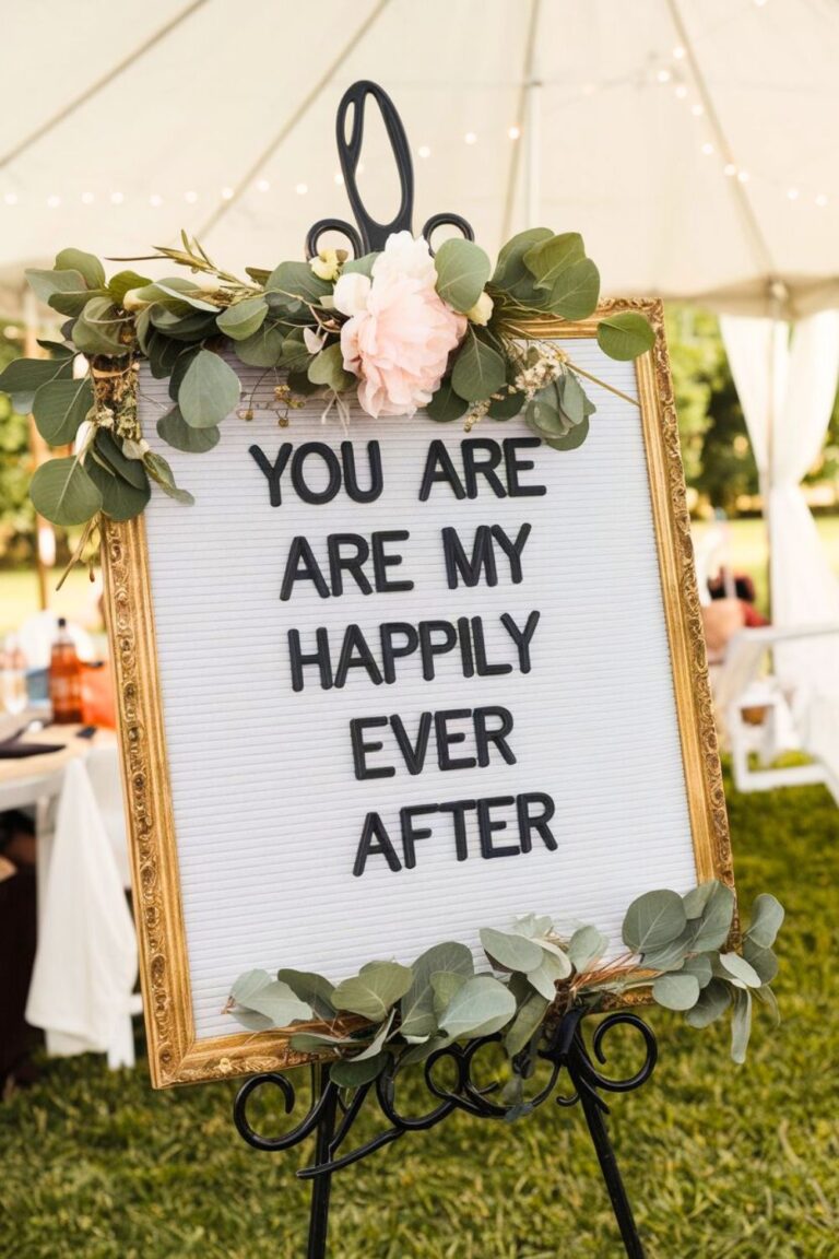 49 Charming Letterboard Quotes to Sprinkle Around Your Wedding Venue