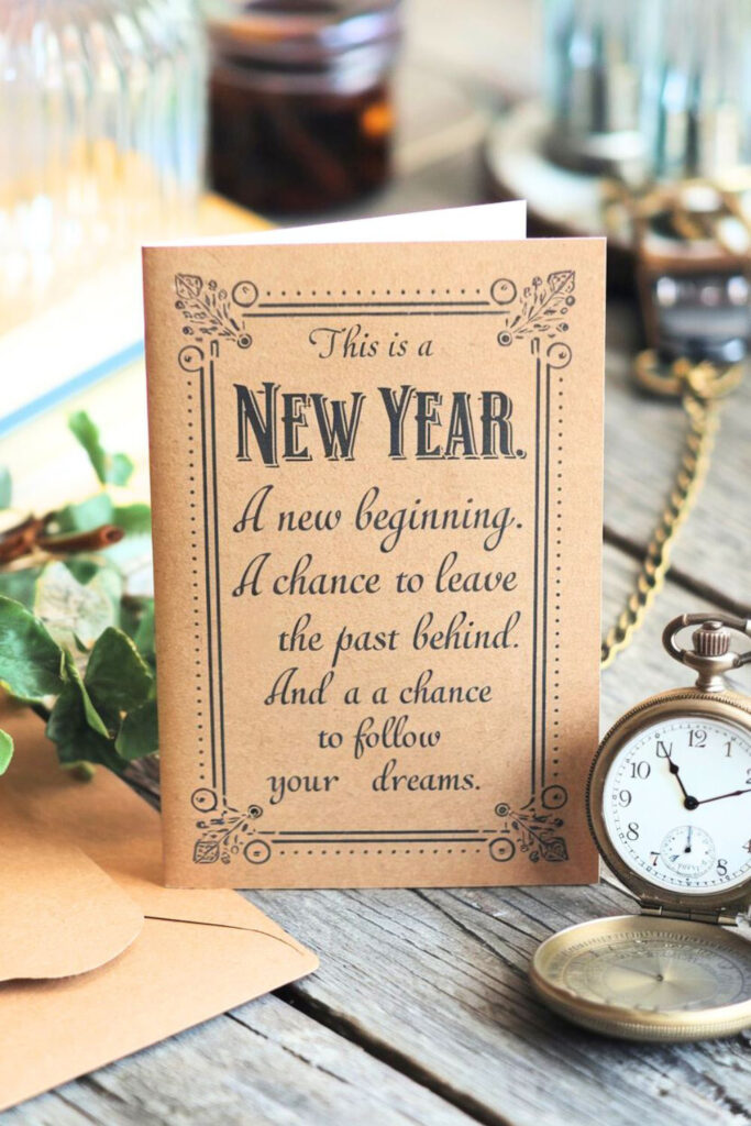 83 Perfect Messages for Your New Year Cards