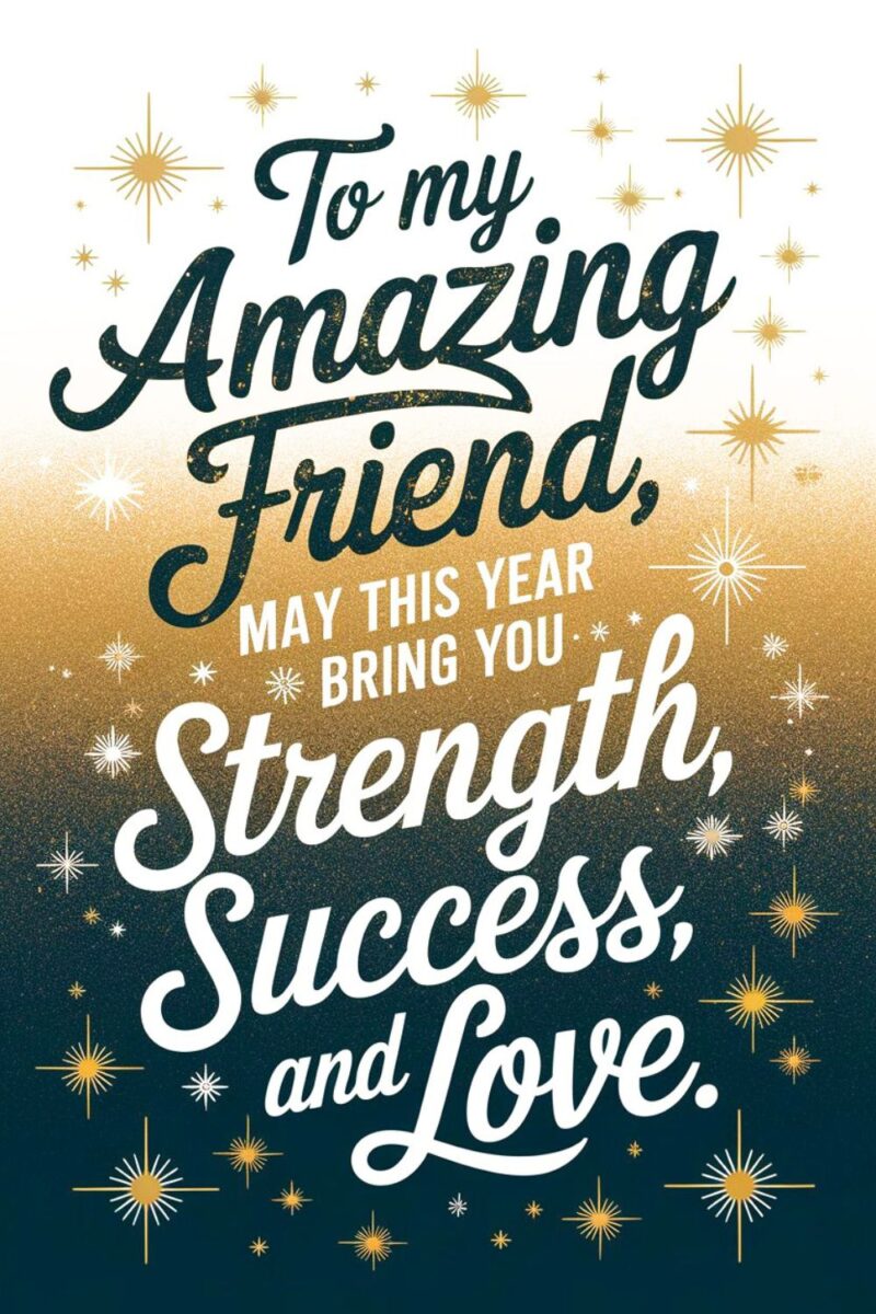 83 Heartfelt New Year Wishes to Share with Your Best Friend