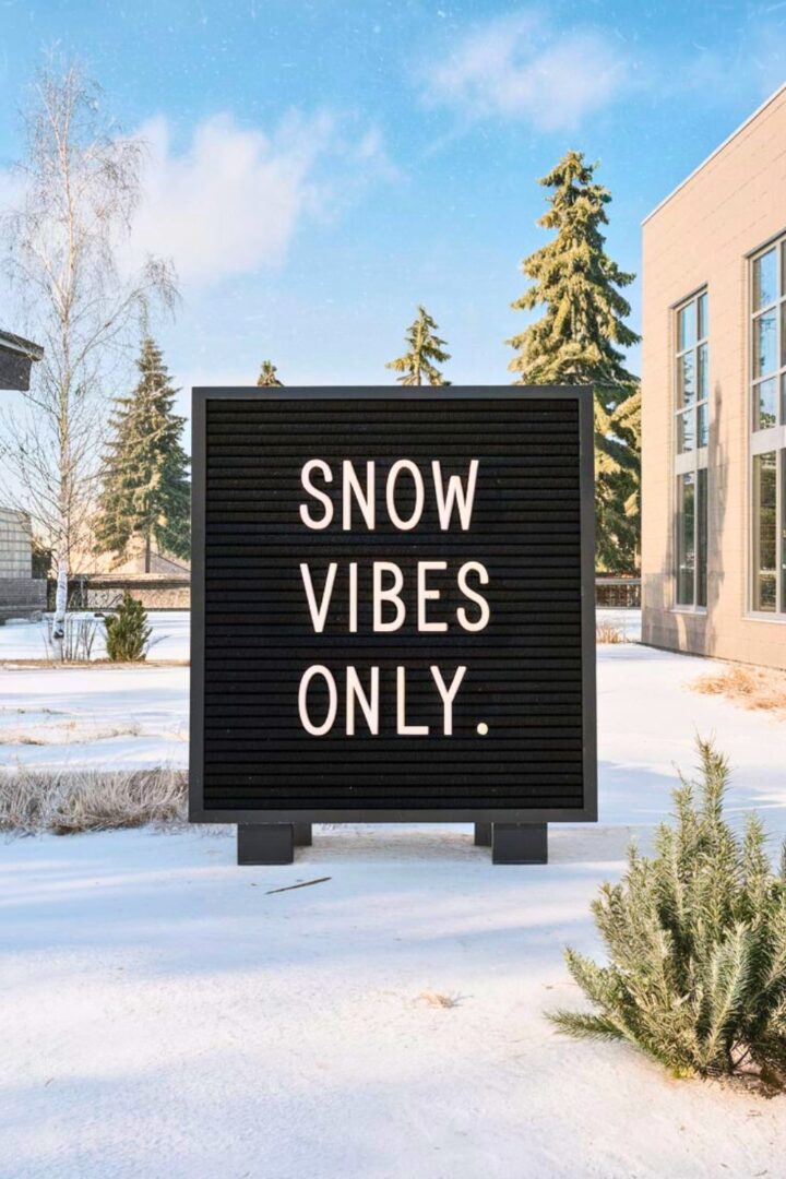 Snow Much Fun: 89 Winter Letterboard Quotes That Sleigh Every Time