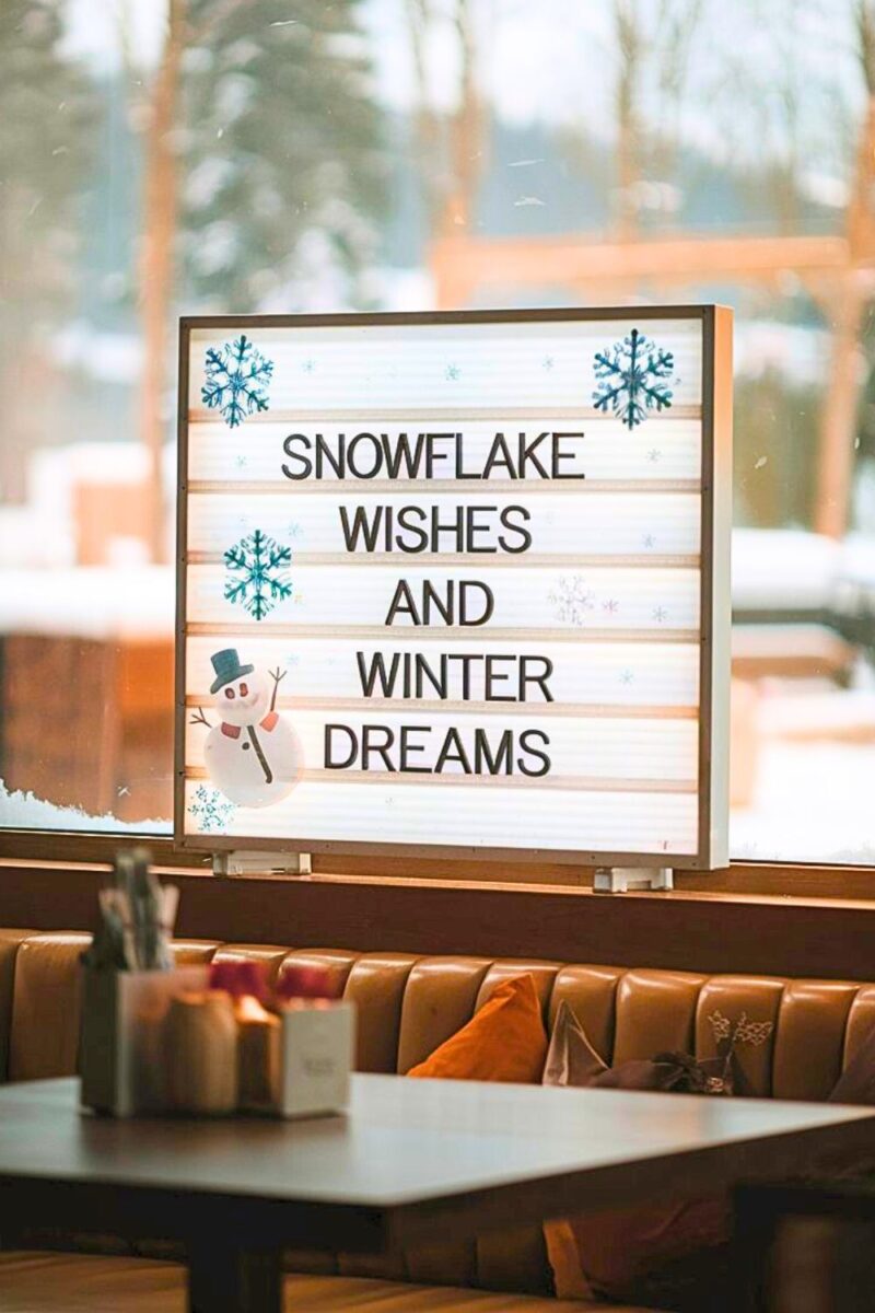 Snow Much Fun: 89 Winter Letterboard Quotes That Sleigh Every Time