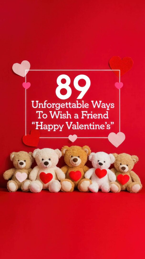 89 Adorable Ways to Greet Your Friend "Happy Valentine's!"