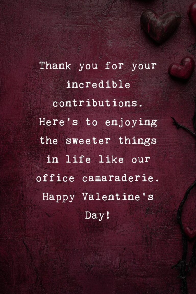 From Intern to CEO: 97 Valentine's Day Messages for Coworkers