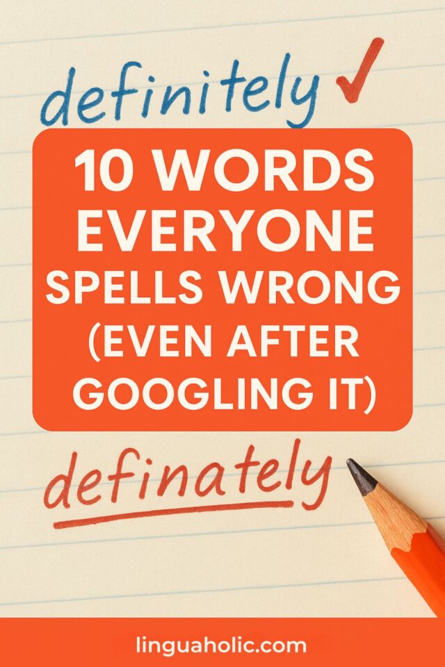 10 Words Everyone Spells Wrong (Even After Googling It)