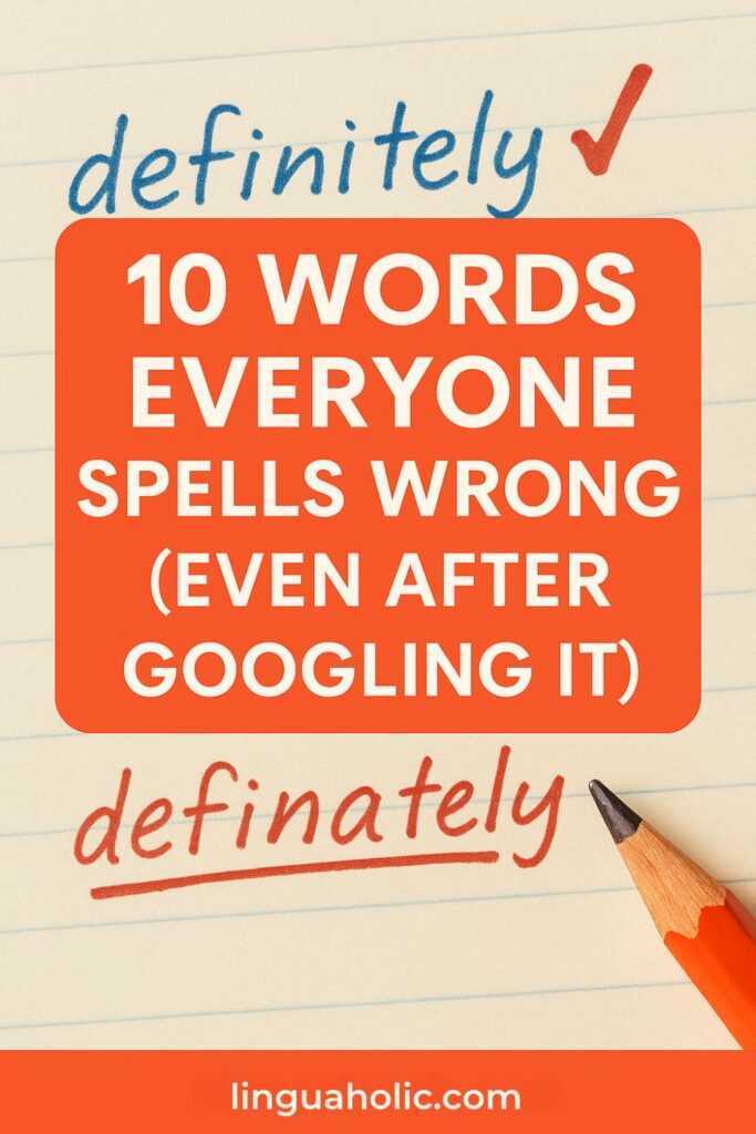 10 Words Everyone Spells Wrong (Even After Googling It)